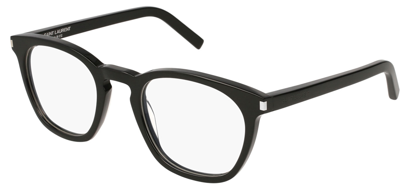 Saint Laurent Glasses - Prescription Eyewear - Tortoise+Black