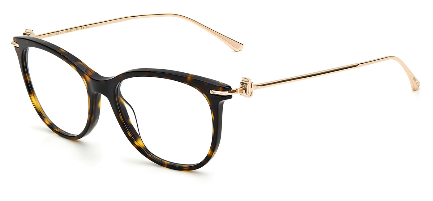Jimmy Choo Glasses - Prescription Eyewear - Tortoise+Black