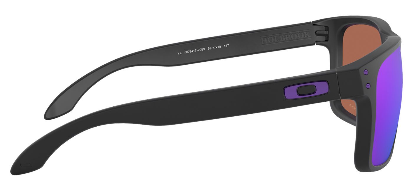 Oakley Holbrook XL Sunglasses - Matte Black / Prizm Violet - Tortoise+Black