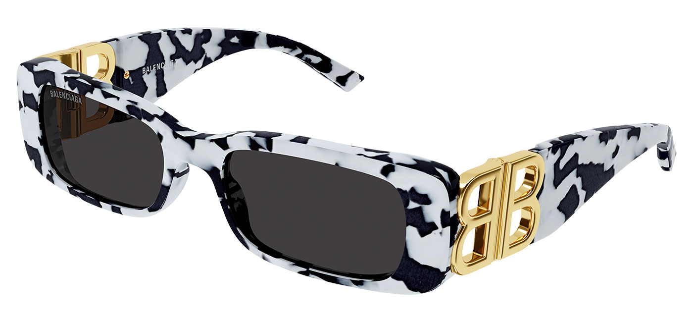 Balenciaga BB0096S Sunglasses - Tortoise+Black