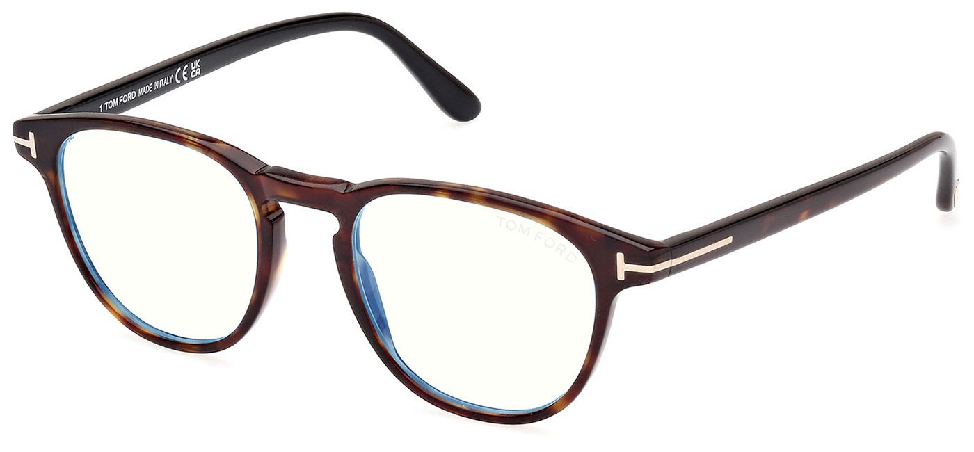 Tom Ford FT5899 Glasses - Dark Havana - Tortoise+Black