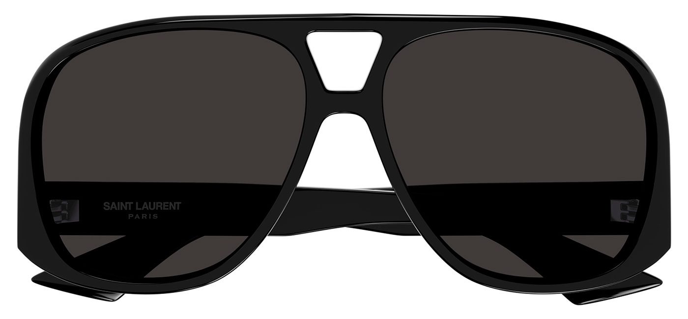 Saint Laurent SL 652 SOLACE Prescription Sunglasses - Black / Black ...