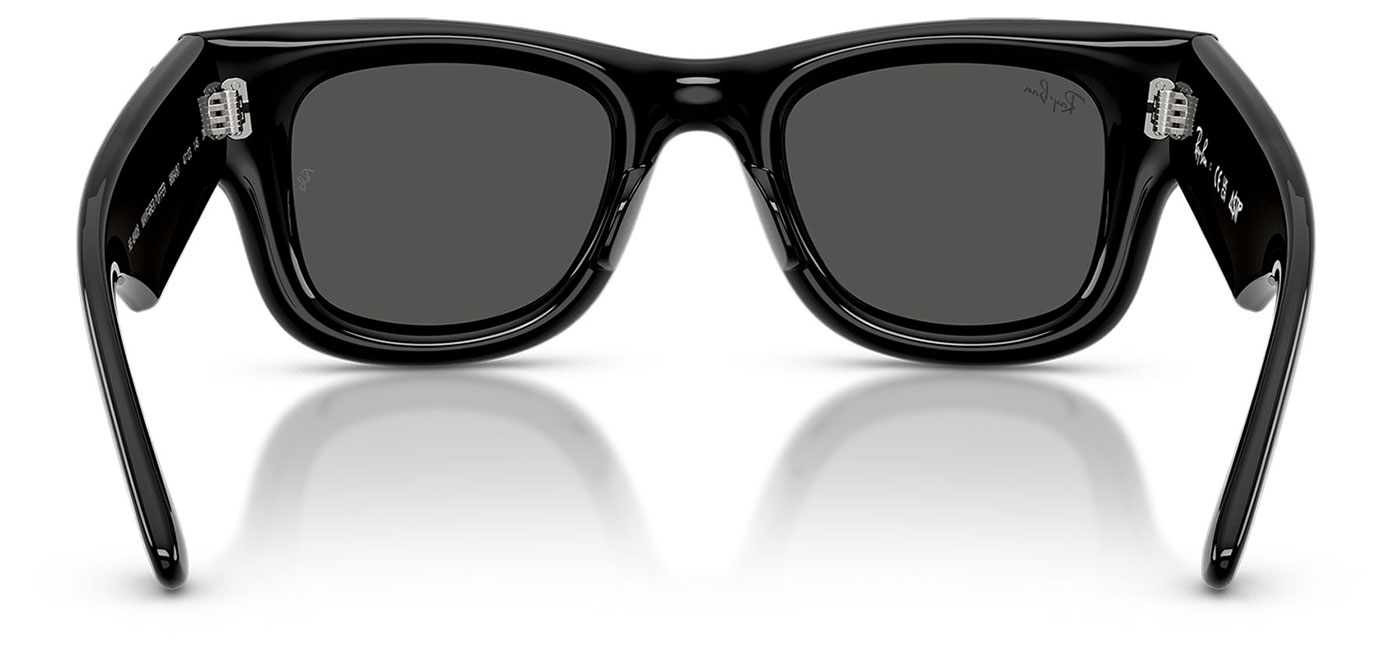 Ray-Ban RB4940B Wayfarer Puffer Crystal Edition Sunglasses - Black ...